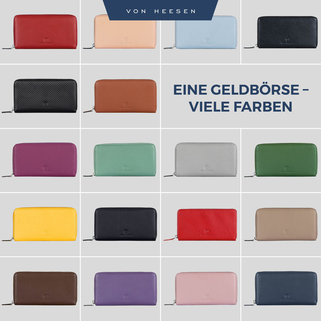Geldbörse 1 Hauptfach – VON HEESEN